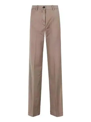 MYTHS Button-fastening Trousers - Neutrals