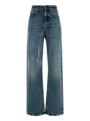 Saint Laurent Cotton Jeans - Blue