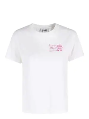 MC2 SAINT BARTH Lettering T-shirt - White