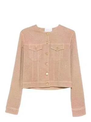 Blumarine Rhinestone-embellished Jacket - Neutrals