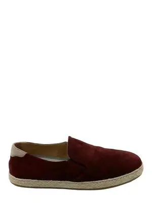 Brunello Cucinelli Suede Espadrilles - Red