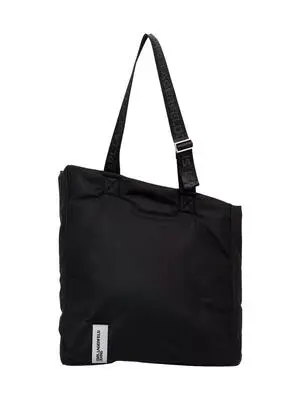 Karl Lagerfeld Logo-strap Tote Bag - Black