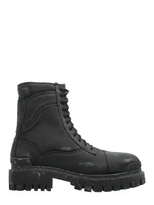 Balenciaga Combat Strike L20 Over-the-ankle Boots - Black