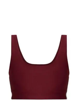 The Upside Bra `oxford - Burgundy