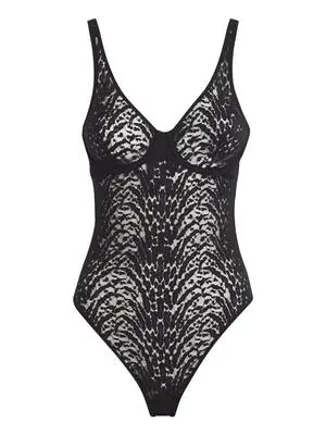 Wolford Animaliers Underwired Bodysuit - Black