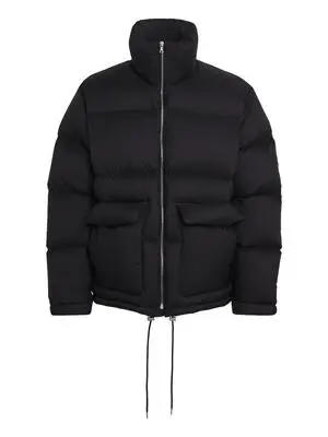Auralee Ripstop Down Puffer Jacket - Black