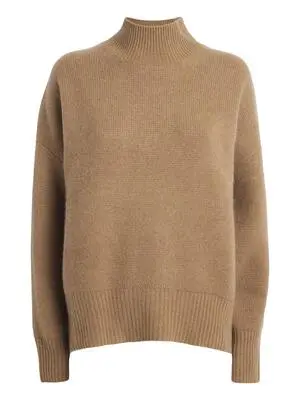 Le Kasha Organic Cashmere Nantes Sweater - Brown
