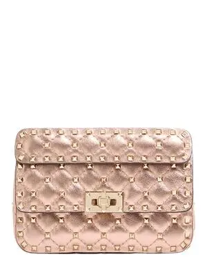 Valentino Garavani Rockstud Spike Top-handle Bag - Nude