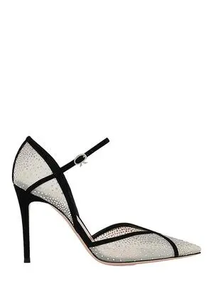 GIANVITO ROSSI Confetti D'orsay Pumps - White - Fabric