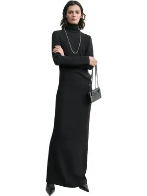 TOTEME Long Twist Dress - Black