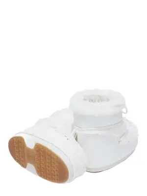 Moon Boot Icon Low Faux Fur Snow Boots - White