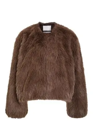 Citizens Of Humanity Faux Fur Jacket - Brown