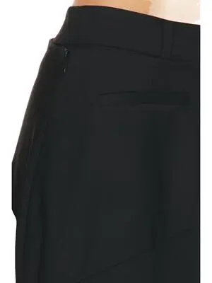 Monse Deconstructed Tailored Skirt Trouser - Black