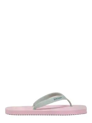 Palm Angels Logo-print Two-tone Flip Flops - Blue