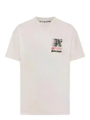 Palm Angels X Haas Racing Club Cotton T-shirt - Grey