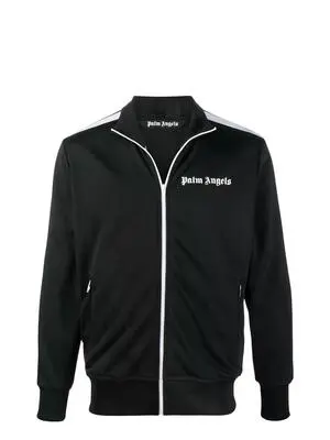 Palm Angels Logo-print Track Jacket - Black