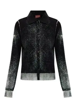 DIESEL® M-loren Buttoned Cardigan - Black