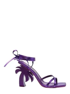 Palm Angels Palm Beach Lace-up Sandals - Purple