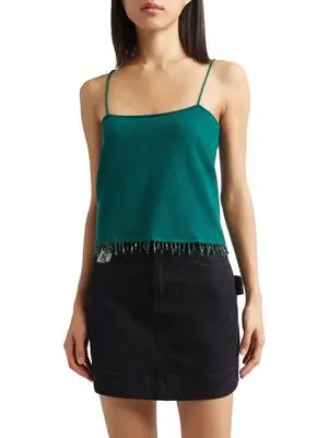 BODE Lodge Beaded Cashmere Camisole