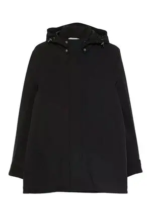 Woolrich Hooded Coat - Black