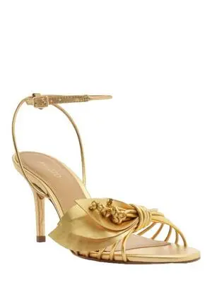 AREZZO Viola High Ankle Strap Sandal - Ouro