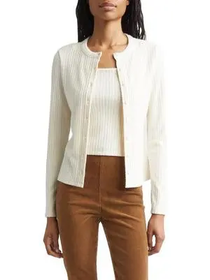 VERONICA BEARD Lira Textured Cardigan