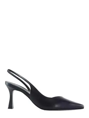 NOTABENE 70mm Emira Leather Slingback Pumps - Black