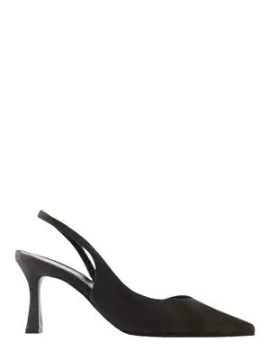 NOTABENE 70mm Emira Pointed-toe Suede Pumps - Brown