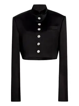 Khaite Samuelson Button Jacket - Black