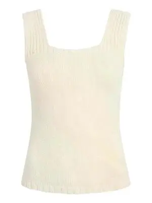Khaite Sleeveless Knit Top - Neutrals