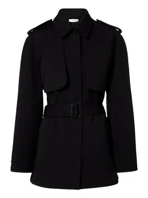 THE ROW Usuaia Belted Virgin Wool Jacket - Black