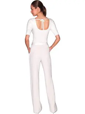 Fleur Du Mal Tuxedo Pant - Ivory