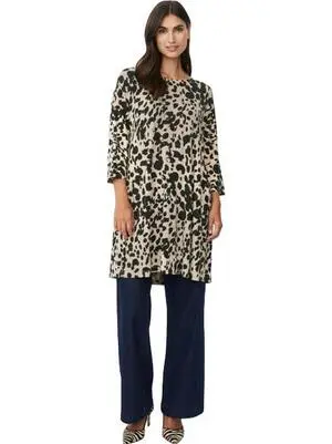 MASAI COPENHAGEN Gertine Printed Tunic - Oxford Tan