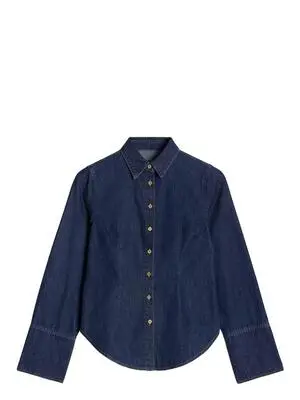 7 For All Mankind Shaped Shirt - Denim