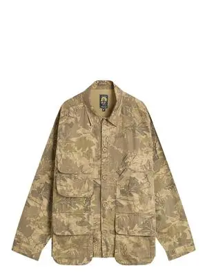BRAIN DEAD Twill Military Shirt Jacket - Green