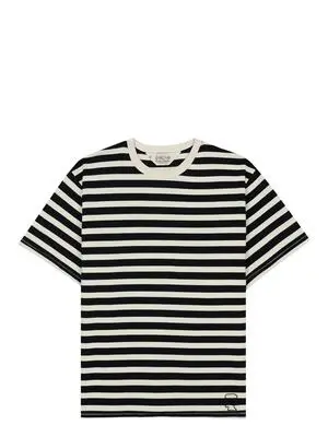 BRAIN DEAD Heavyweight Stripe Tee - Black