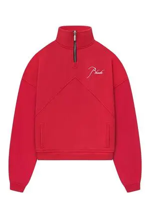 Rhude Quarter-zip Pullover - Red