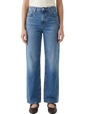 Citizens Of Humanity High Rise Wide Leg Jeans - Blue