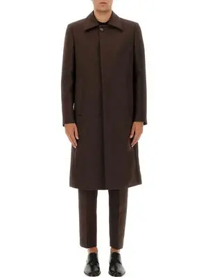 MAISON MARGIELA Long Coat Brown