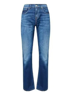 7 For All Mankind Standard Straight-leg Stretch-denim Jeans - Ambition