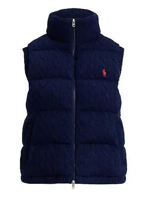 Polo Ralph Lauren Wool And Cashmere Gilet - Spring Navy Heather