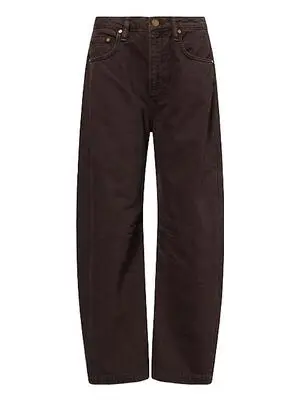 Rag & Bone The Charlie Barrel-leg Denim Jeans - Espresso