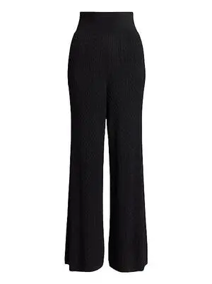 Polo Ralph Lauren Knitted Flared Trousers - Polo Black