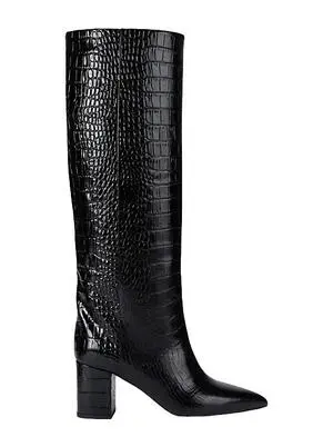 Paris Texas Anja 70 Leather High-leg Boots - Black