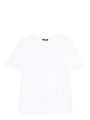 Balmain T-shirt With Logo Printed On The Back - White