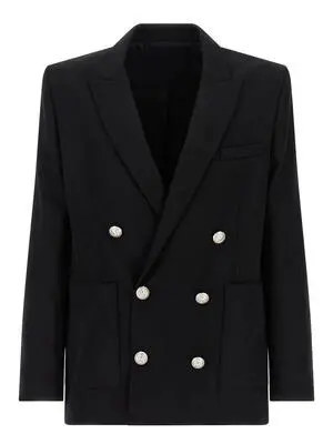 Balmain Wool Jacket - Black