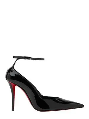 CHRISTIAN LOUBOUTIN 100mm Erozee Patent Leather Pumps - Black