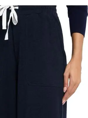 TWP Main St. French Terry Wide-leg Pants - Midnight