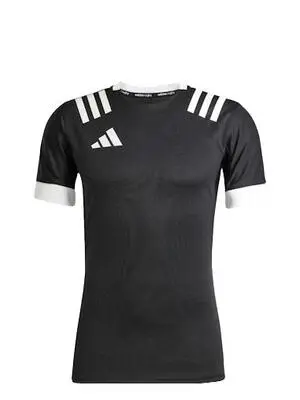 Adidas 3-stripes Fitted Jersey - Black White