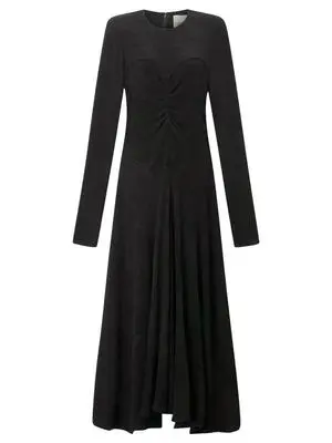 Isabel Marant Étoile Ruched Maxi Dress - Black